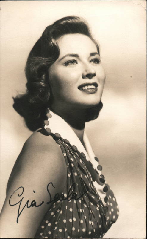 Gia Scala Actresses Postcard