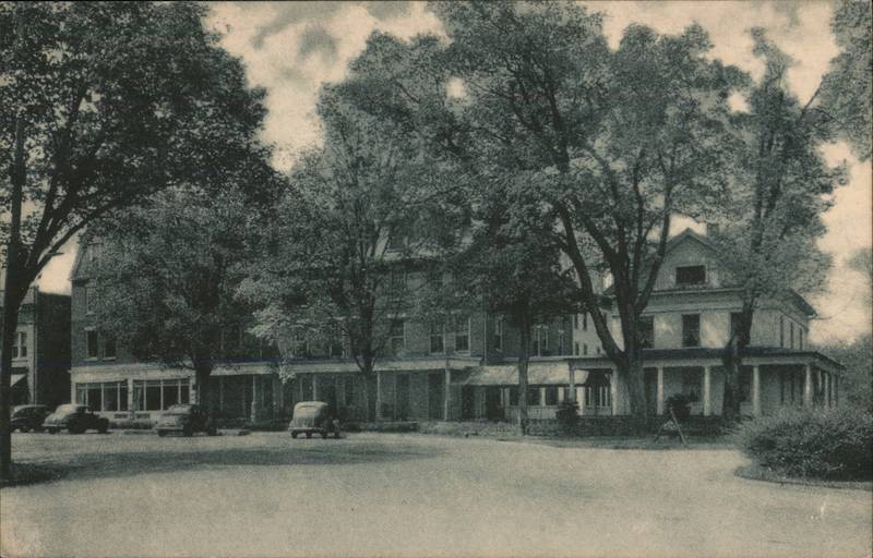 The Brandon Inn and Annex Vermont Postcard
