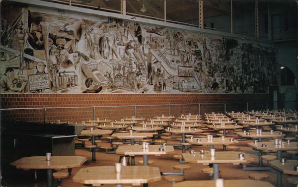 Main Dining Room San Quentin Prison California Postcard
