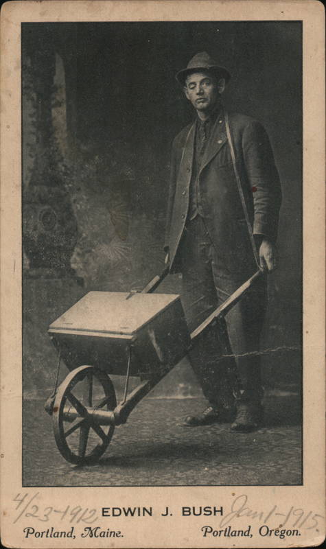 EDWIN J BUSH PORTLAND, OR Postcard