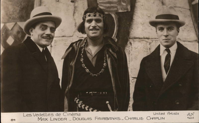 Max Linder, Douglas Fairbanks, and Charlie Chaplin Actors MAX LINDER ...