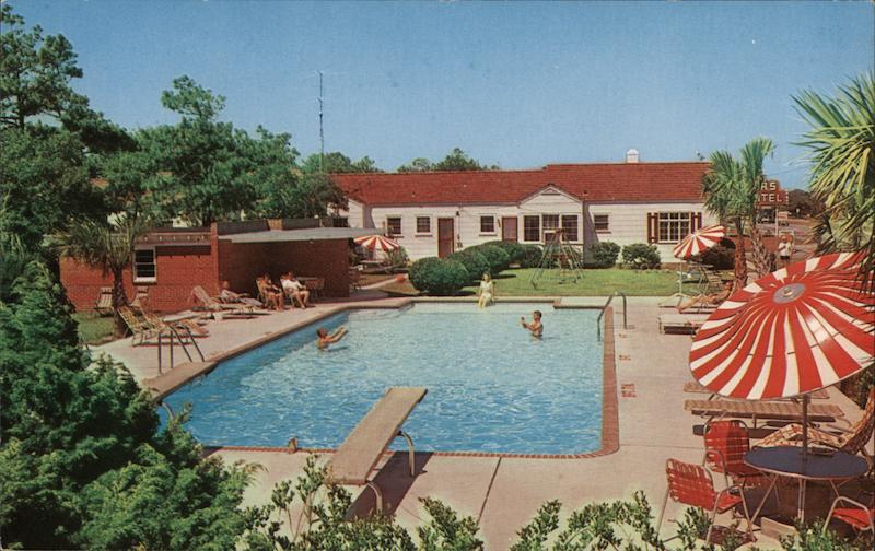 Travelers Motor Hotel Myrtle Beach, SC Postcard