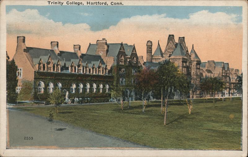 Trinity College Hartford, CT Postcard