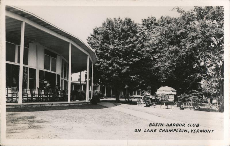 Basin Harbor Club, Lake Champlain Vergennes, VT Postcard