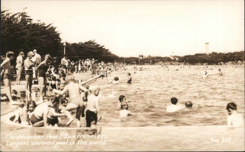 Fleishhacker Pool - Largest warmed pool in the world San Francisco, CA ...