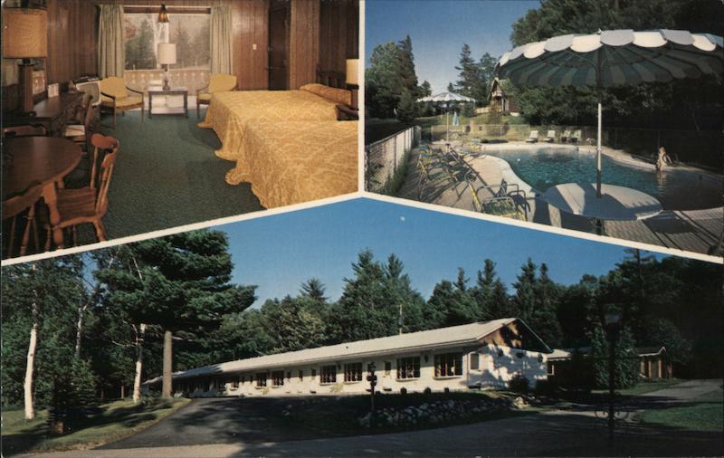 Shelburne Birches Motor Inn New Hampshire Postcard