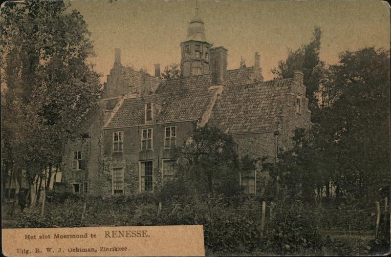Moermond Castle in Renesse Netherlands Postcard