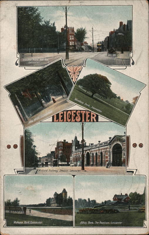 Leicester England Postcard