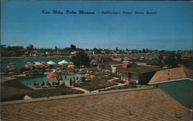Ken Niles Villa Marina Newport Beach, CA Postcard