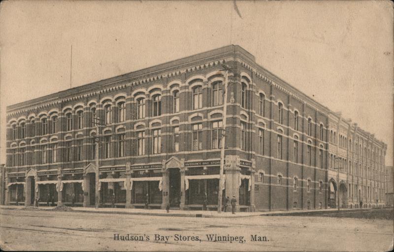 Hudson's Bay Store Winnipeg, Canada Misc. Canada Postcard