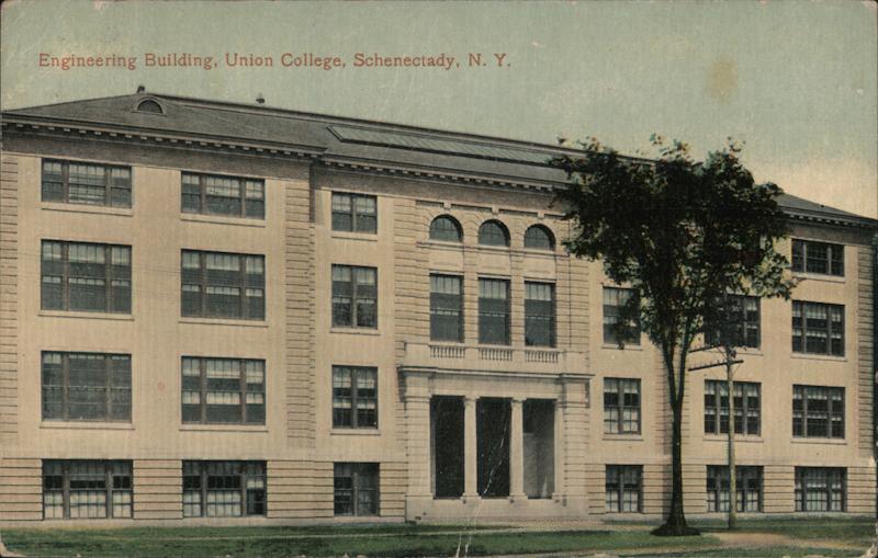 Engineering Building Union College Schenectady, NY Postcard