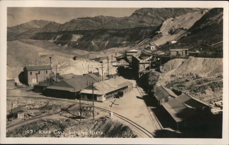 Ryan California Looking North Willard Postcard