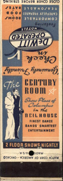 DeWitt Operated Hotels, The Neil House featuring The Century Room ...