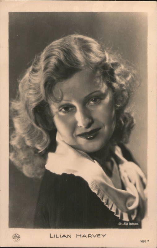 Lilian Harvey Actresses Postcard
