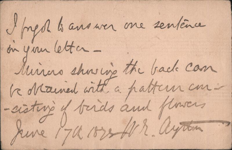 1800's Japanese Postal Card Postcard