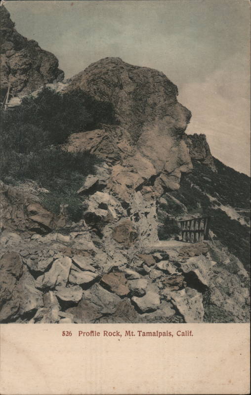 Profile Rock Mount Tamalpais, CA Postcard