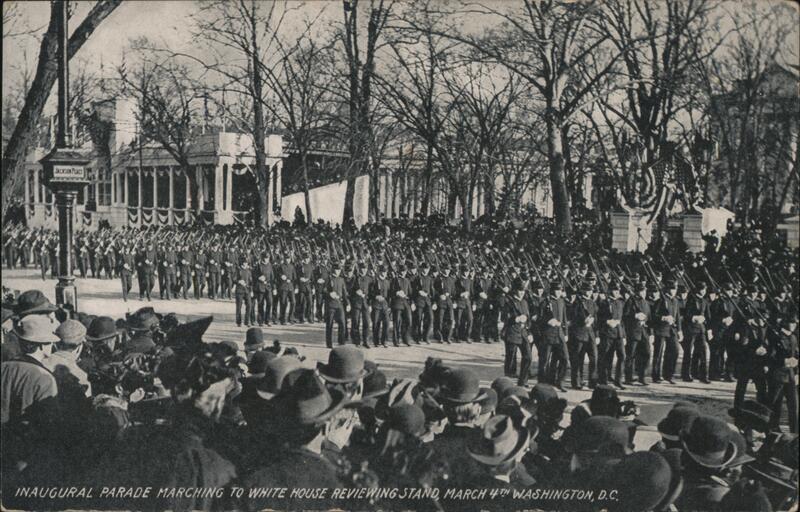 Inaugural Parade Matching to White House Reviewing Stand Washington, DC ...
