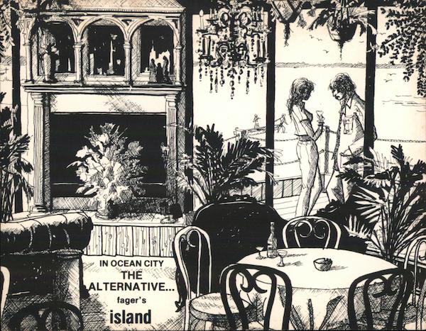 Fager's Island Ocean City, MD Large Format Postcard