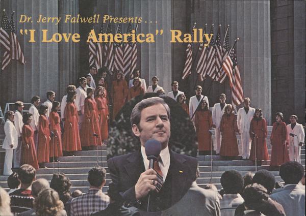 Dr. Jerry Falwell's I Love America Rally Tallahassee, FL Large Format ...