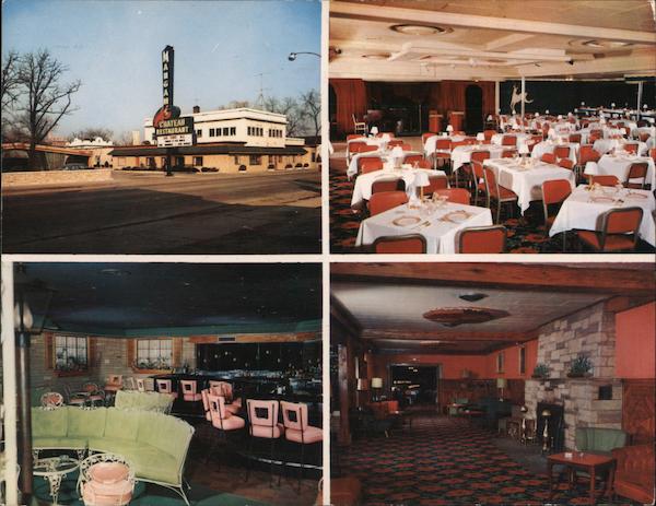 Mangam's Chateau Lyons, IL Large Format Postcard