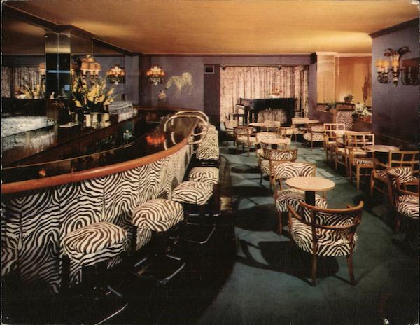 Zebra Cocktail Lounge Huntington Hotel Nob Hill San Francisco, CA Large ...