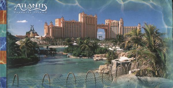 Atlantis Paradise Island Fort Lauderdale, FL Large Format Postcard