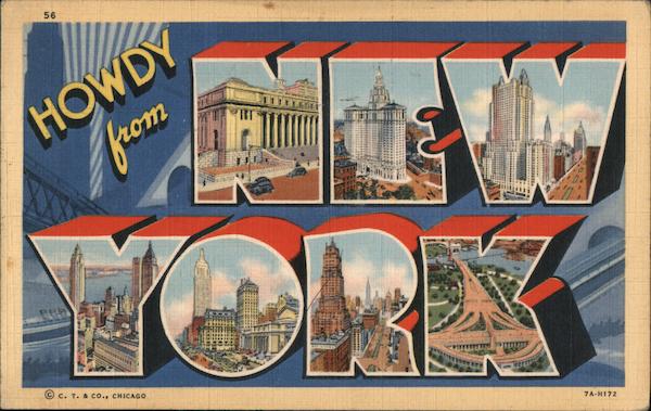 Greetings from New York City Postcard