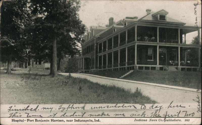 Hospital - Fort Benjamin Harrison Fort Harrison, IN Postcard