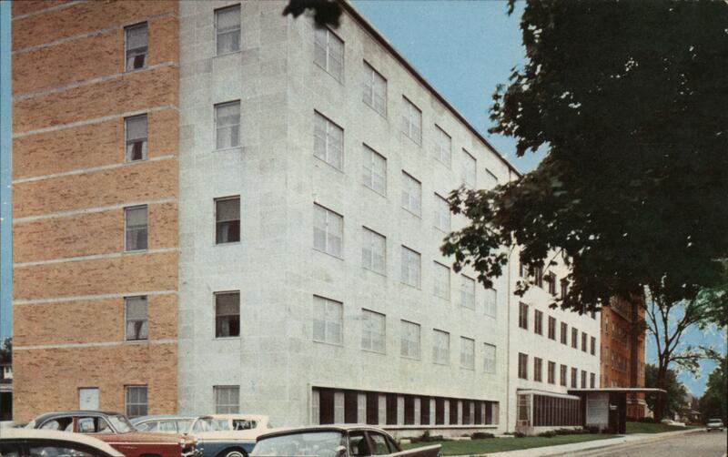 Sherman Hospital Elgin, IL Postcard
