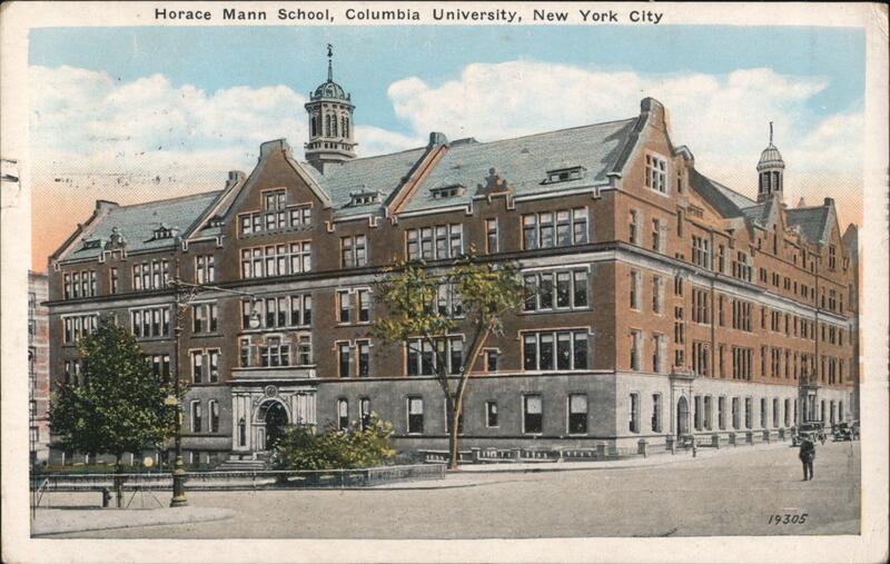 Horace Mann School, Columbia University New York City, NY Postcard