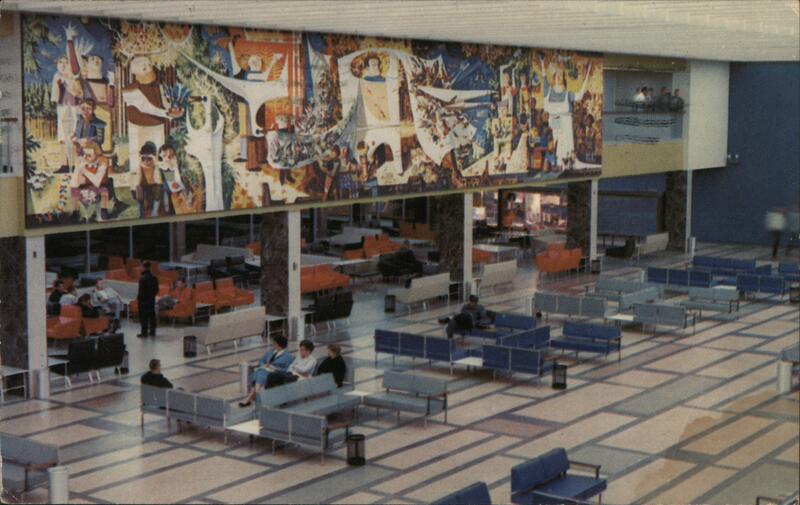Mural by Kenneth Lochhead, Gander Airport Canada Newfoundland and ... Mural by Kenneth Lochhead, Gander Airport Canada Newfoundland and ...