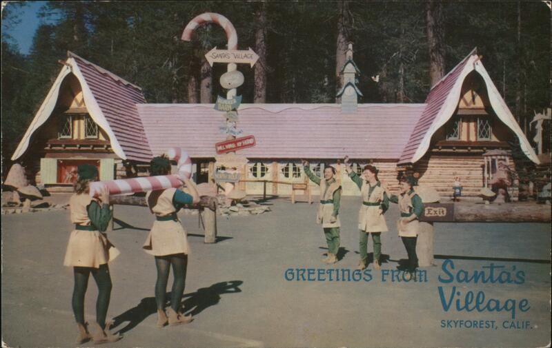 Santa's Village Skyforest CA California Postcard