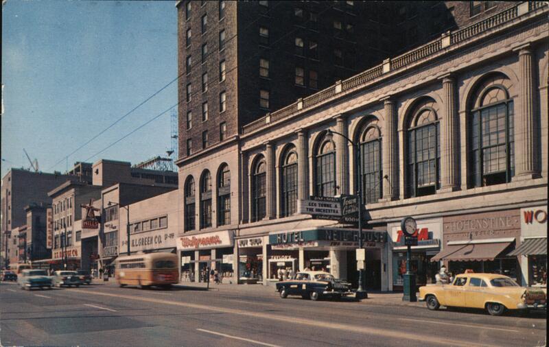 High Street View South, Columbus, Ohio Postcard