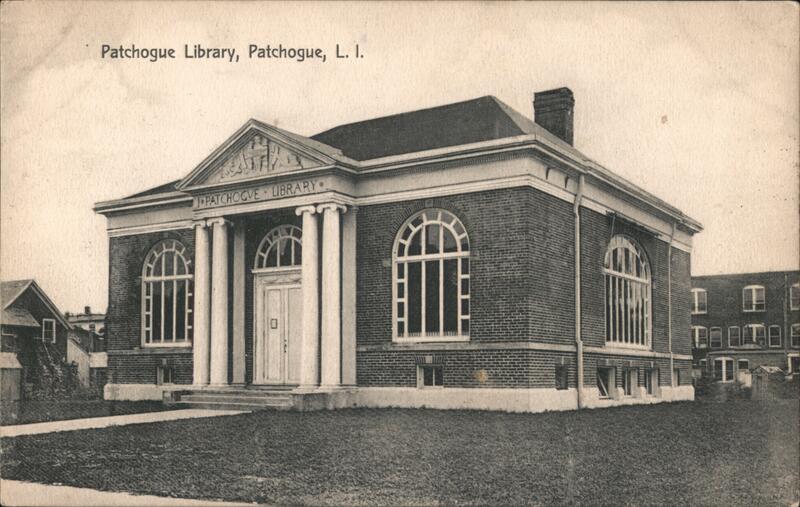 Patchogue Library, Patchogue, L.I. New York Postcard