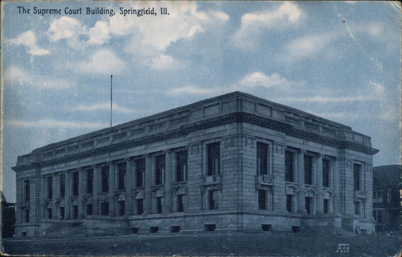Supreme Court Building, Springfield Illinois Postcard