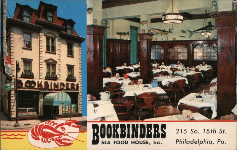 Bookbinder's Seafood House, Philadelphia, PA Pennsylvania Postcard