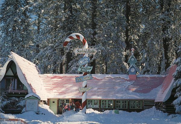 Santa's Village Skyforest, CA Tony Kerst Scenic Photography Postcard