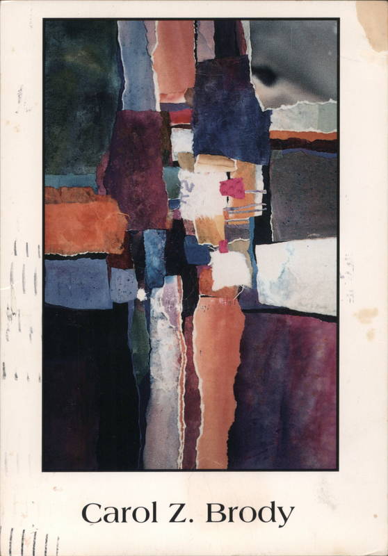 Carol Z. Brody Watercolors and Collages Women Postcard