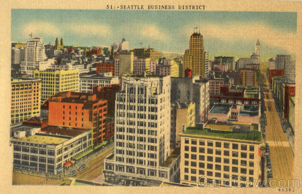 Seattle Business District Washington