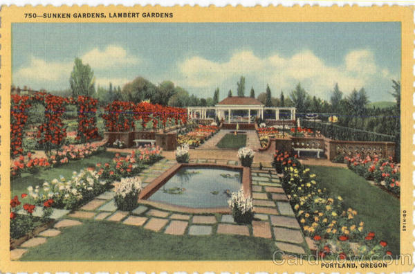 Sunken Gardens, Lambert Gardens Portland, OR