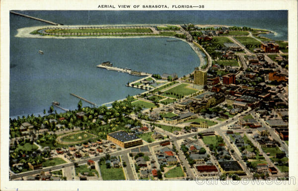 Aerial View Sarasota, FL
