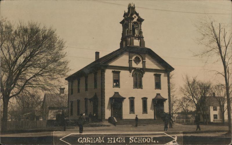 Gorham High School Maine Postcard Gorham High School Maine Postcard