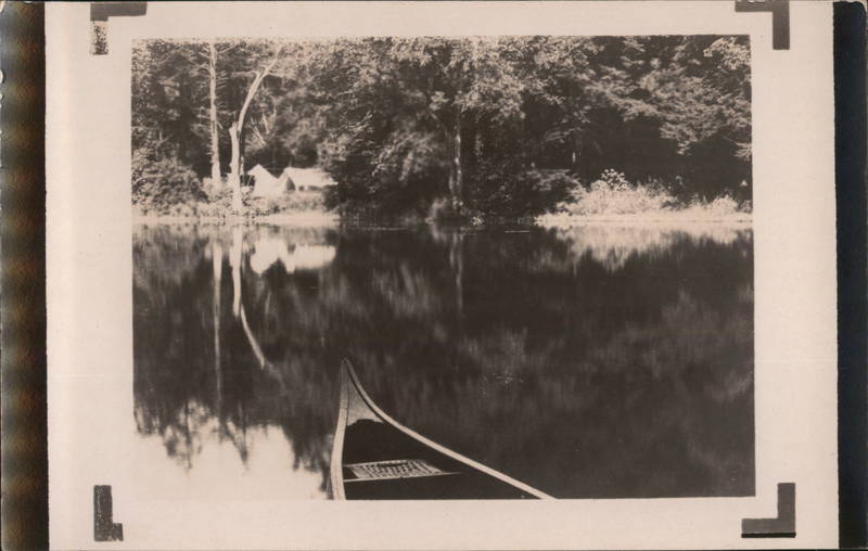 View of Lake from Canoe Landscapes Postcard