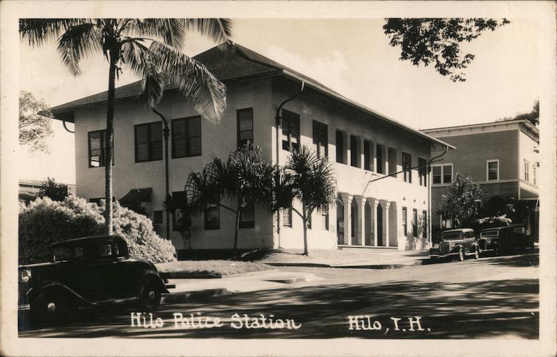 Hilo Police Station Hawaii Postcard