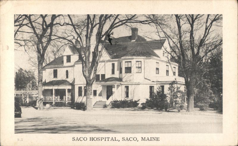 Saco Hospital, Saco, Maine Postcard