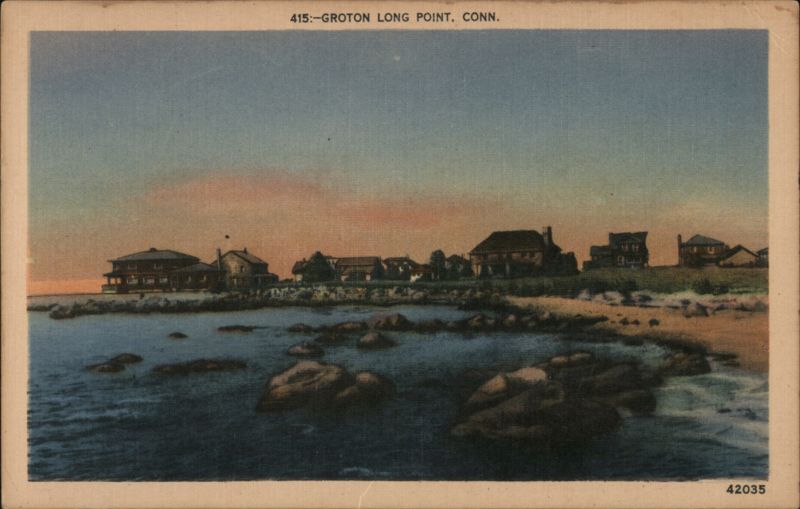 Groton Long Point, Conn. Connecticut Postcard