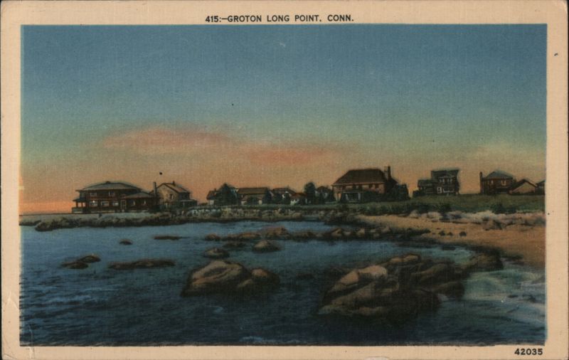 Groton Long Point, Conn. Connecticut Postcard