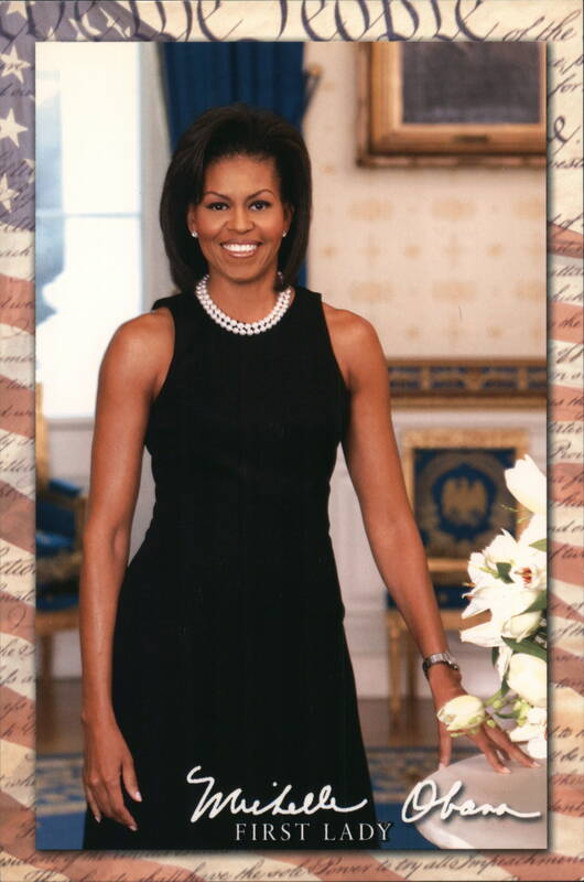 Michelle Obama, First Lady Presidents Postcard