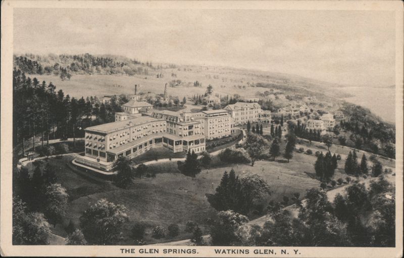 The Glen Springs Watkins Glen, NY Postcard