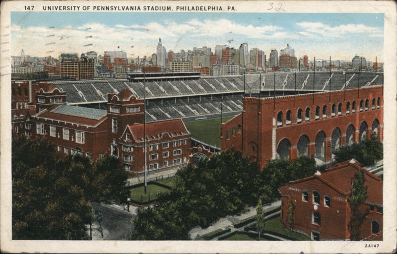 University of Pennsylvania Stadium Philadelphia, PA Postcard